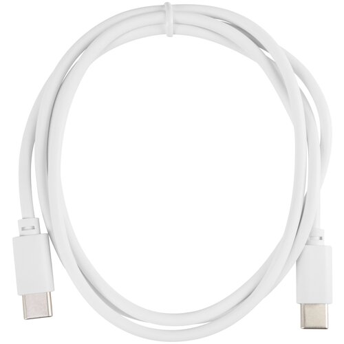 Кабель USB Type-C - USB Type-C, 1м, Buro PD15W White (1503808)