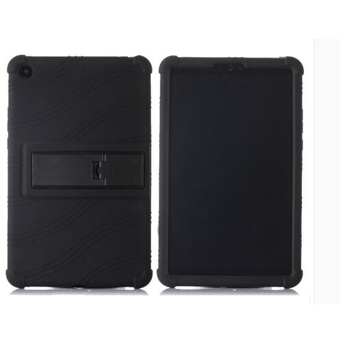 Чехол-бампер MyPads для Xiaomi Mi Pad 4 Plus противоударный усиленный ударопрочный черный