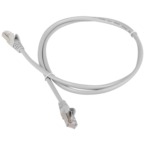 Патч-корд TWT TWT-45-45 RJ-45 (m) - RJ-45 (m) CAT6 F/UTP, 7 м, 1 шт., серый