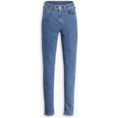 Джинсы зауженные  Levi's 720 HIGH RISE SUPER SKINNY, размер 28/28, синий