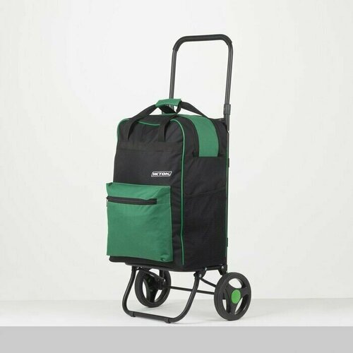 Тележка для багажа Исток 5080804, 47х71х42 см, черный, зеленый
