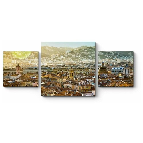 Модульная картина Панорама, Ницца, Франция110x47