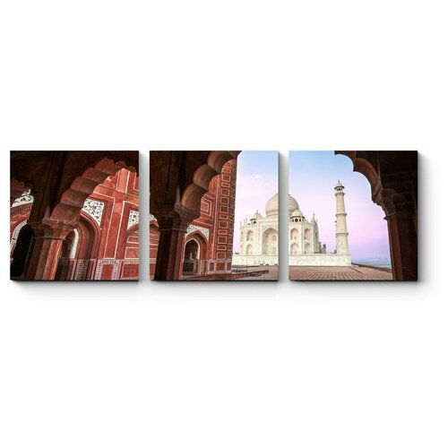 Модульная картина Индийский дворец Тадж-Махал150x50
