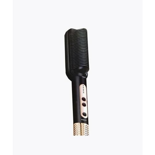 Профессиональная электрическая расчёска для волос STRAIGHT HAIR/Горячая расческа для укладки SOKANY 1008
