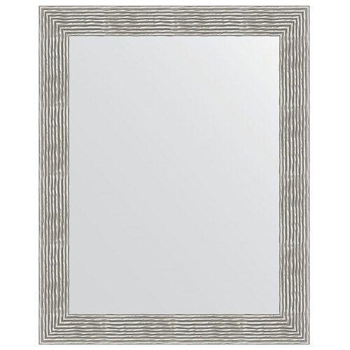 Зеркало Evoform Definite 100х80 BY 3281 в багетной раме - Волна хром 90 мм