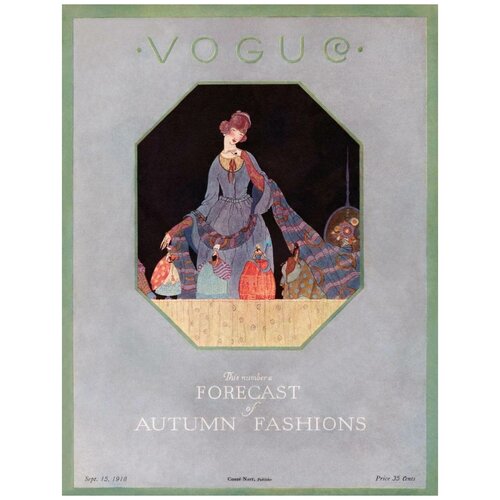 Постер / Плакат / Картина Vogue - Куклы 60х90 см в подарочном тубусе