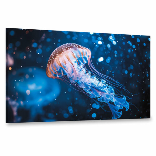 Интерьерная картина 100х60 "Медуза в сказочном мгновении"