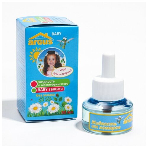 Дополнительный флакон-жидкость ARGUS BABY детский без запаха 30 мл./В упаковке шт: 2