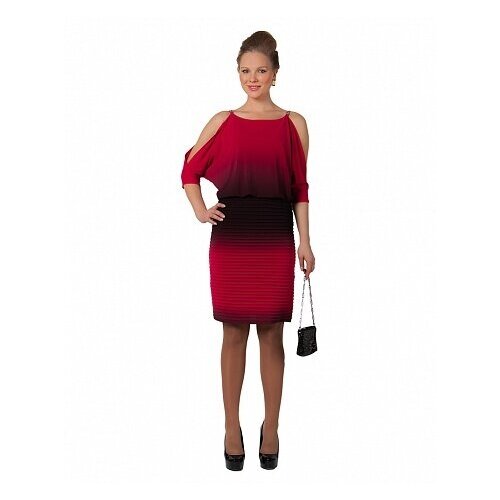 Платье SWING, размер 40, красный