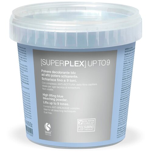 Barex Порошок голубой обесцвечивающий Superplex Blue bleaching powder Up to 9, 400 мл