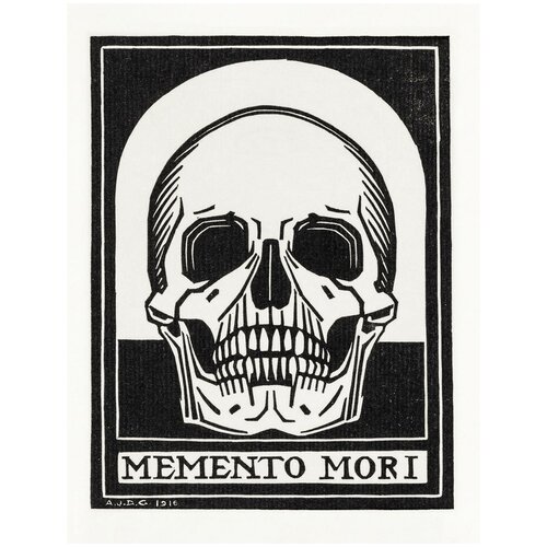 Постер / Плакат / Картина Memento mori 60х90 см в раме