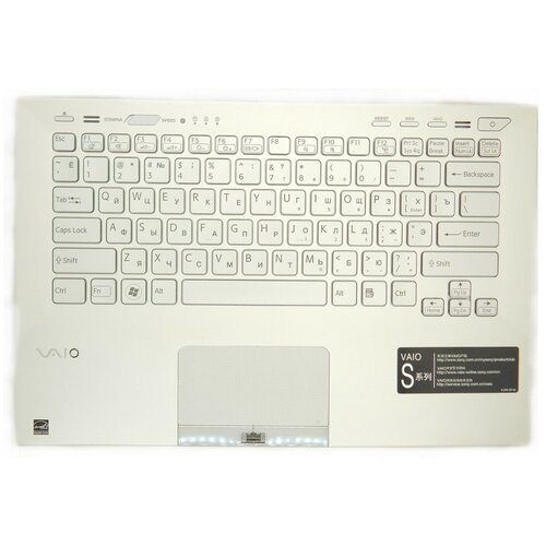 Клавиатура для ноутбука Sony VPC-S TopCase p/n: 148778371, NSK-SA1SQ, 9Z. N3VSQ.10R