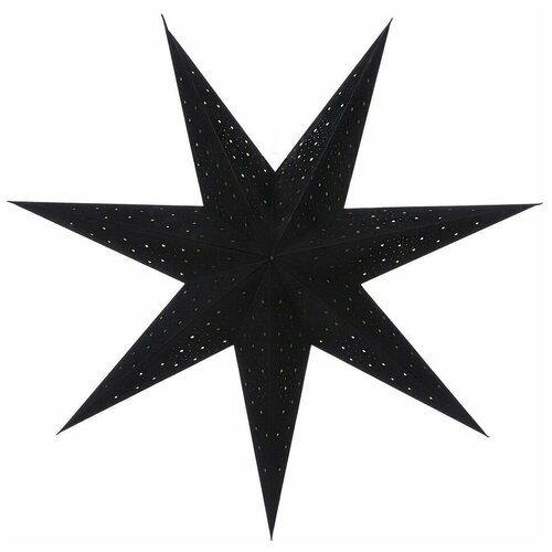 Подвесная бумажная звезда чёрная, 75 см, Edelman