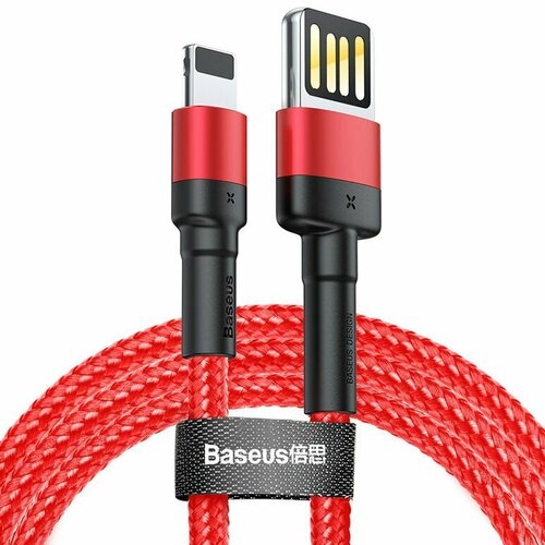 Кабель USB BASEUS Cafule, USB - Lightning, 1.5А, 2 м, красныйкрасный