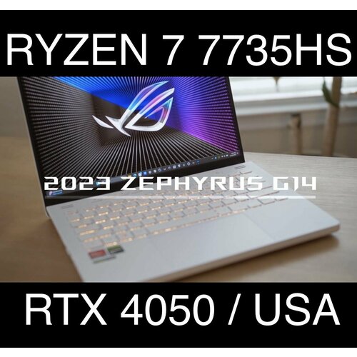 Asus ROG Zephyrus G14 Ryzen 7 7735HS / RTX 4050 / 2.5K 165HZ / 16GB / 512GB