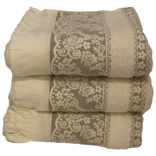 EVRAHOME Турецкое полотенце премиум класса 100% хлопок натуральное без примесей набор 3 шт, подарки на 8 марта
