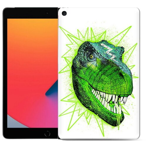 Чехол задняя-панель-накладка-бампер MyPads зеленый динозавр для iPad mini 5 7.9 (2019)-A2133/A2124/A2126/A2125 противоударный