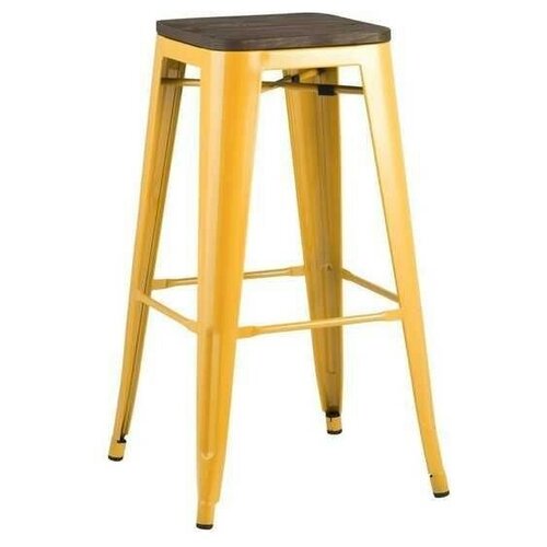 Стул барный Stool Group Tolix Wood YD-H765-W LG-06 желтый
