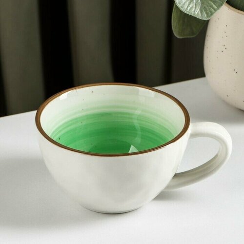 Чашка Доляна "Космос", 250 мл, цвет зелёный