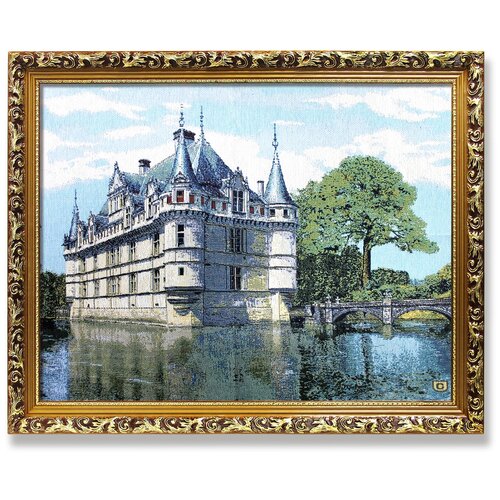 Гобеленовая картина "Замок Азаи" 55х70 см