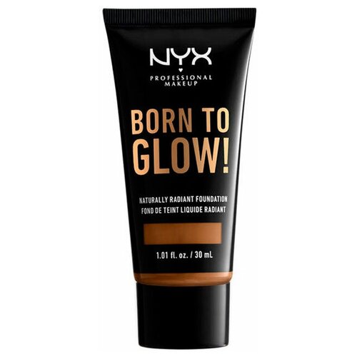 NYX professional makeup Тональный крем Born to glow!, 30 мл, оттенок: Warm Mahogany