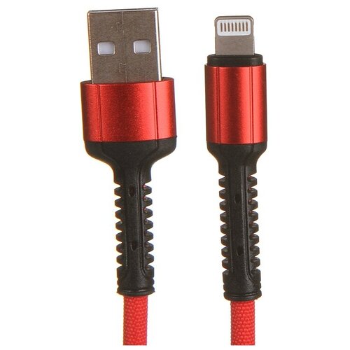 Аксессуар Ldnio LS63 USB - Lightning 2.4A 1m Red LD_B4461