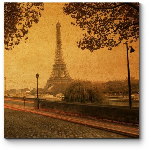 Модульная картина Винтажный Париж 30x30