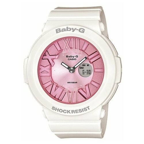 Наручные часы CASIO Baby-G Японские Baby-G BGA-161-7B2, розовый, белый