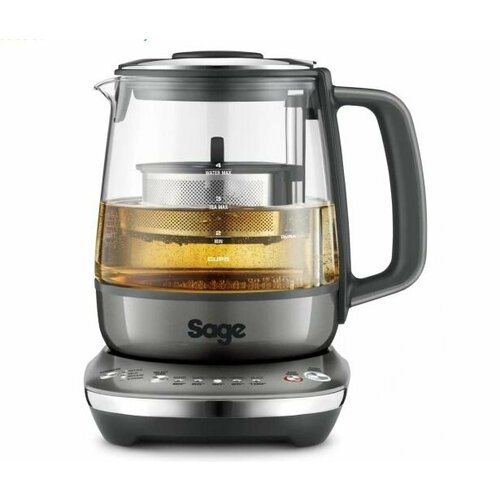 Электрический чайник с инфузором Sage STM700 1600 Вт, серебристый