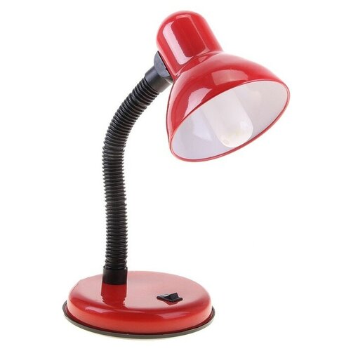Лампа настольная Risalux Е27, с выключателем, 220 В, красная