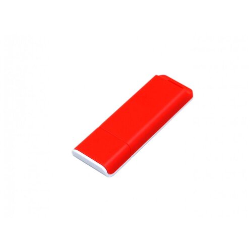 Оригинальная двухцветная флешка для нанесения логотипа (32 Гб / GB USB 3.0 Красный/Red Style для УФ печати фирменного логотипа компании)