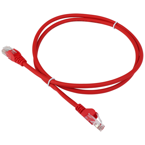 Патч-корд Lanmaster LAN-PC45 RJ-45 (m) - RJ-45 (m) CAT5e U/UTP, 5 м, 1 шт., красный