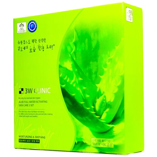 3W Clinic  Aloe full water activating skin