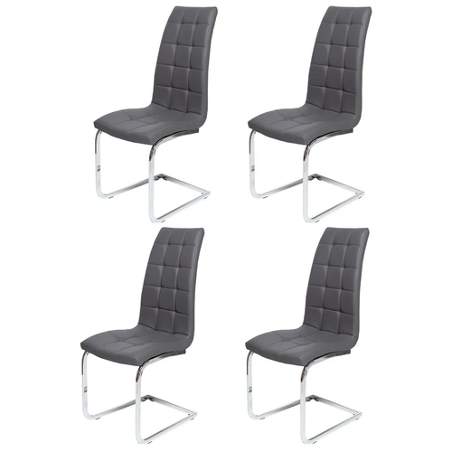 Комплект из четырех стульев OKC - 1103, серый