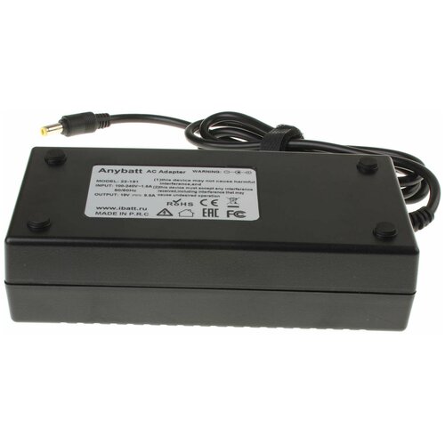 Блок питания Anybatt 22-U1-191 19V 9,5A, 181W, 5.5*2.5 mm для Acer Aspire 1670, Aspire 1800, Aspire 1671LC, Aspire 1523, Aspire 1520, Aspire 1804WSMi, Aspire 1672WLMi, Aspire 1671WLC, Aspire 1521, Aspire 1671, Aspire 1802,