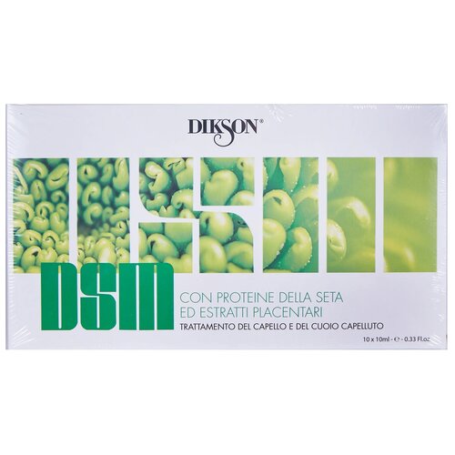Dikson DSM Ампулы с протеинами для волос, 10 мл, 10 шт., ампулы