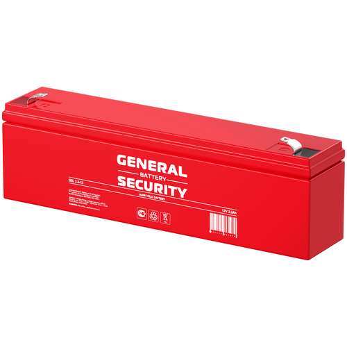 Аккумулятор для ИБП GENERAL SECURITY GSL 2.3-12 (12 В / 2,3 Ач)