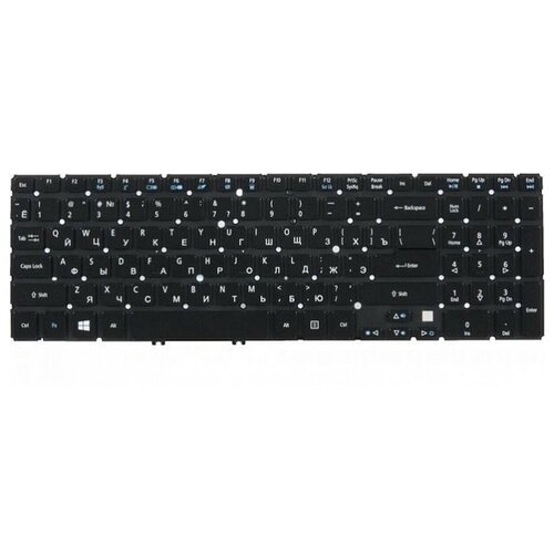 Клавиатура для ноутбука Acer V5-571 V5-531 V5-551 с подсветкой P/n: NSK-R37SQ 0R, NSK-R3KBW 0R