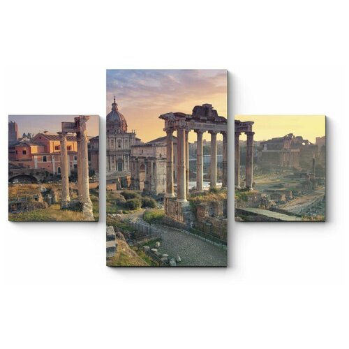 Модульная картина Величественный Римский Форум 150x98