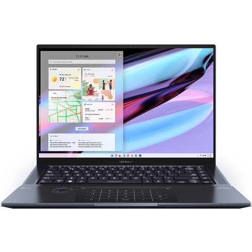 16" Ноутбук ASUS Zenbook Pro 16X OLED UX7602ZM-ME108X 3840x2400, Intel Core i7 12700H 3.5 ГГц, RAM 32 ГБ, DDR5, SSD 1 ТБ, NVIDIA GeForce RTX 3060, Windows 11 Pro, RU, 90NB0WU1-M008H0, Tech Black