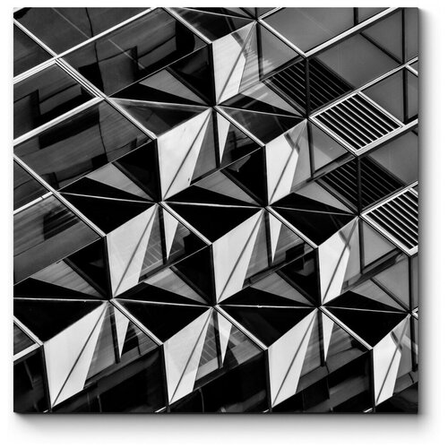 Модульная картина Геометрия архитектуры 30x30