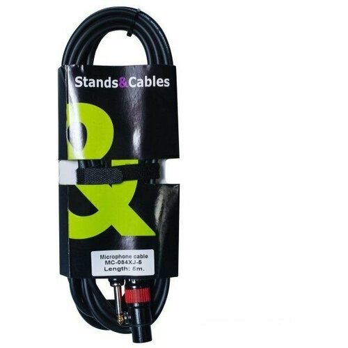Stands&Cables MC-084XJ-5 Микрофонный кабель XLR мама - Jack 6,3 моно, 5м