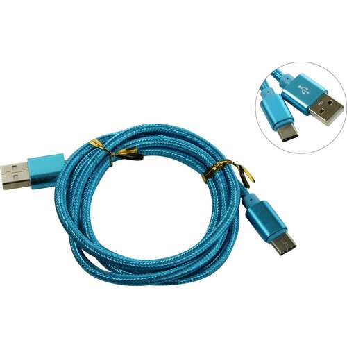 Кабель USB 2.0 A -> Type C Mediagadget MGC008TBL 1 метр