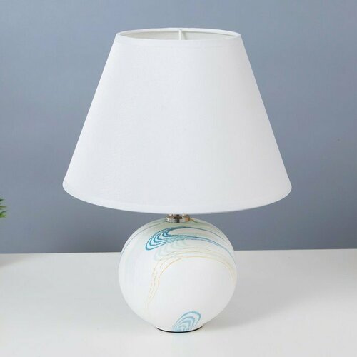 Настольная лампа "Аделла" Е14 40Вт белый 19,5х19,5х27,5 см (комплект из 2 шт)