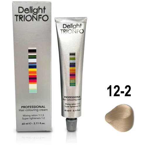 Constant Delight Стойкая крем-краска для волос Trionfo, 12-2 специальный блондин пепельный, 60 мл