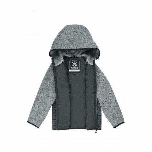 Куртка Kamik, размер 140, серый, черный