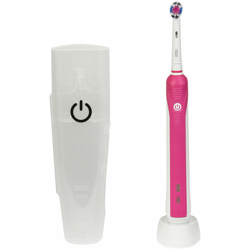  Oral-B Pro 750 3D White,  EU, pink