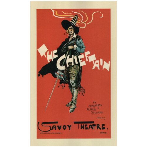 Постер / Плакат / Картина Афиша - The Chieftain 50х70 см в раме