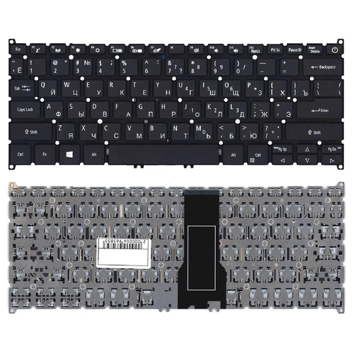 Клавиатура (keyboard) 1KAJZZ7005X для ноутбука Acer Spin 5 SP513-51, SP513-52N, SP513-52NP, SP513-53N, черная