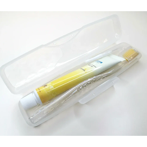 Atomy/Атоми Дорожный Набор Зубная Щётка + Зубная Паста, 50 г прозрачная щетка